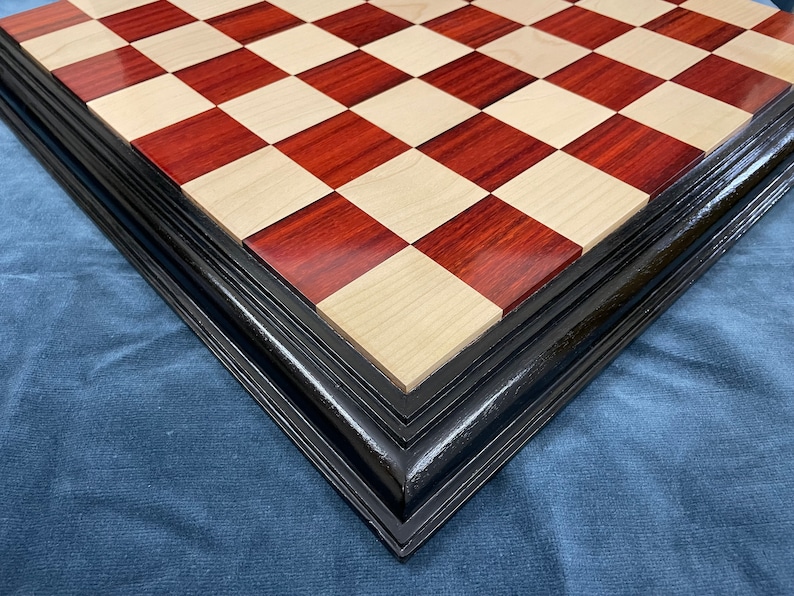 23 & 21 Bud Rosewood Chess Board STEPS BORDER - Etsy Canada