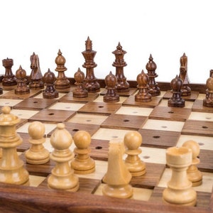 16 Blind Chess Set Wooden Braille Chess Board Set - Etsy Australia