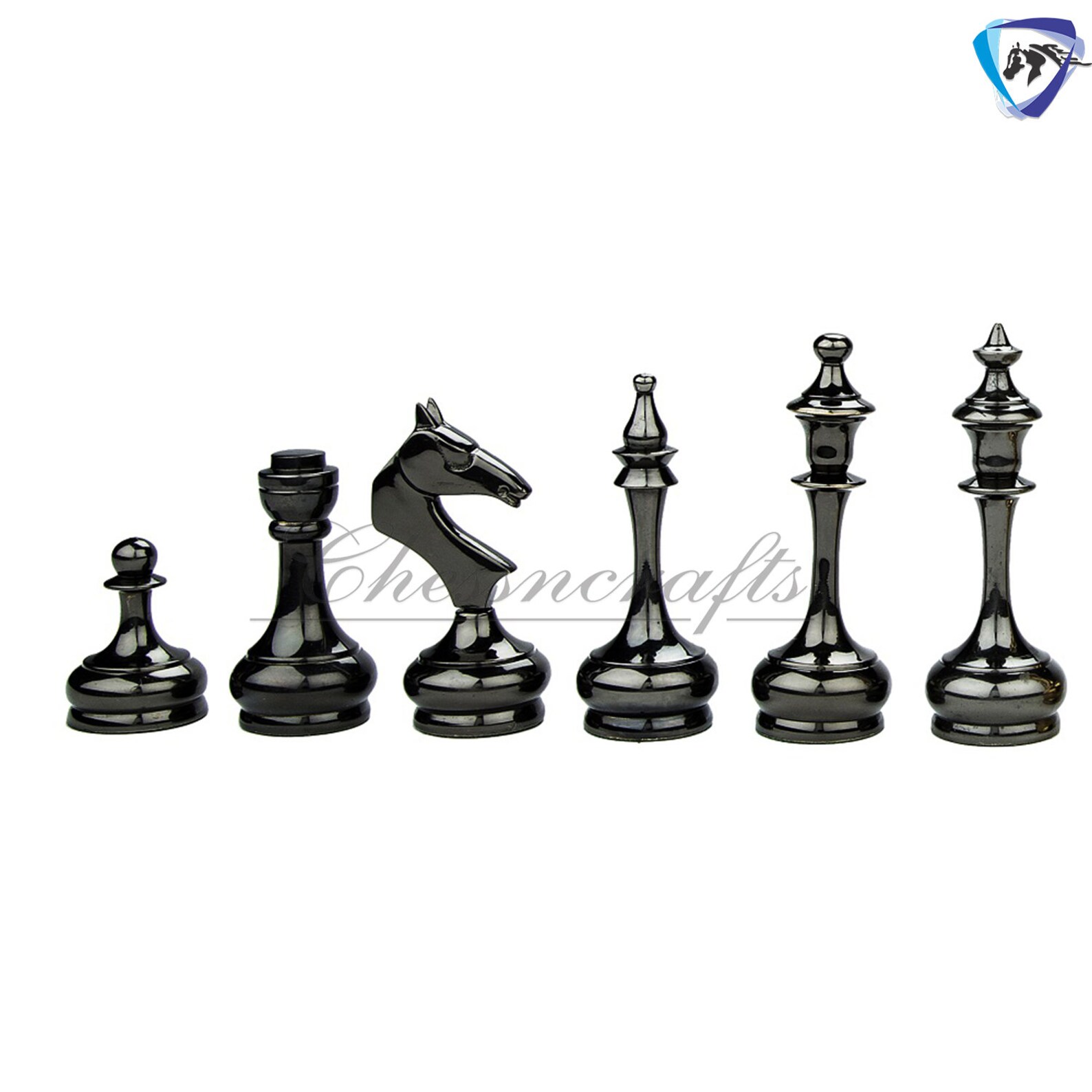 Brass Chess pieces set Modern classic Sleek luxury Collector | Etsy