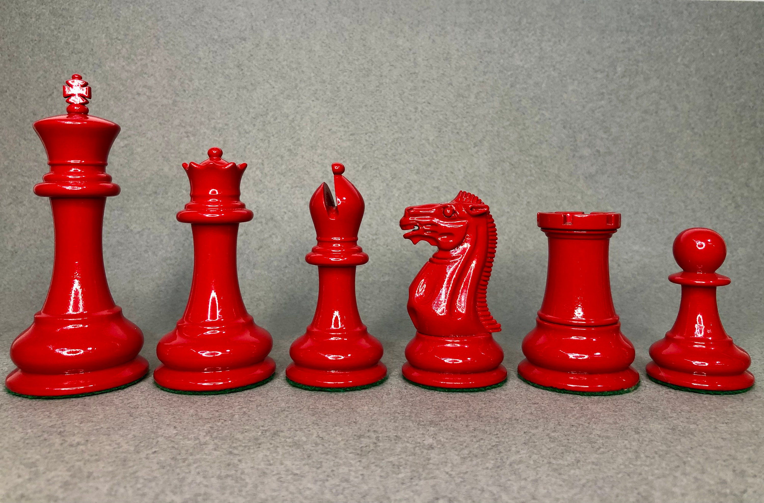 Reproduced 1849 Original Staunton Pattern Chess Set in Lacquer - Etsy
