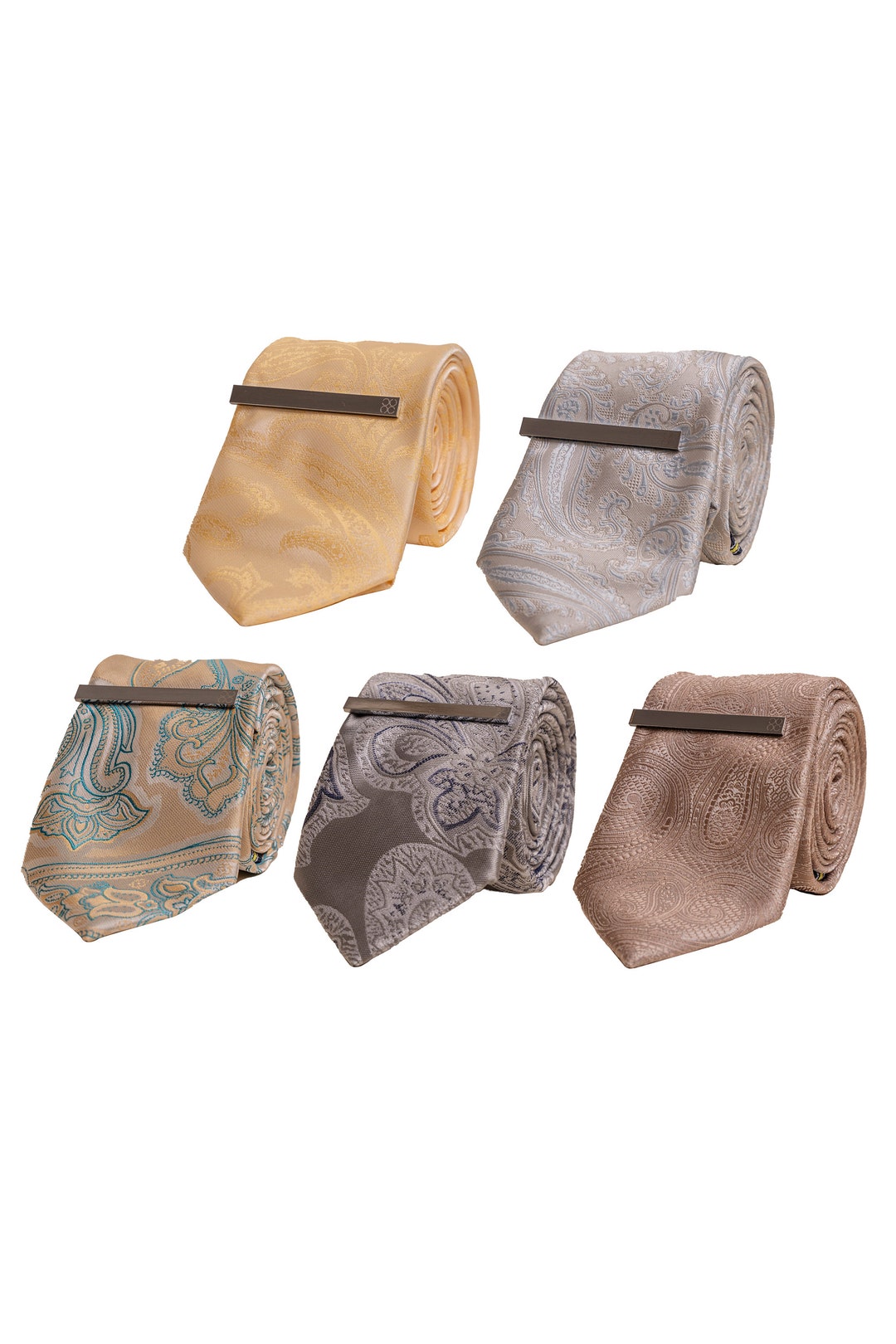 Men's Paisley Floral Tie: Elegant Formal Neckwear for Business Meetings ...