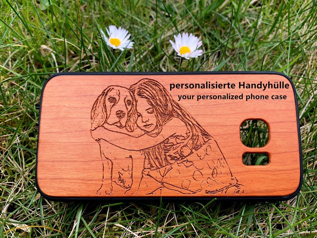 Personalized Wood Phone Case Wood Phonecover Samsung Galaxy S6 Edge S7 Edge S8 Plus S9 Plus S10 ...
