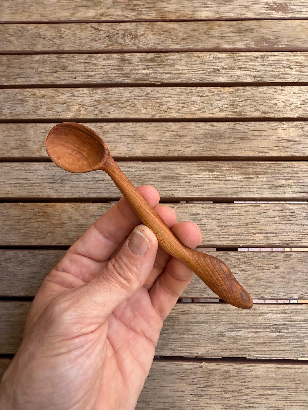 Handmade Cherry Wood Spoon - Unique Artisan Piece - Etsy