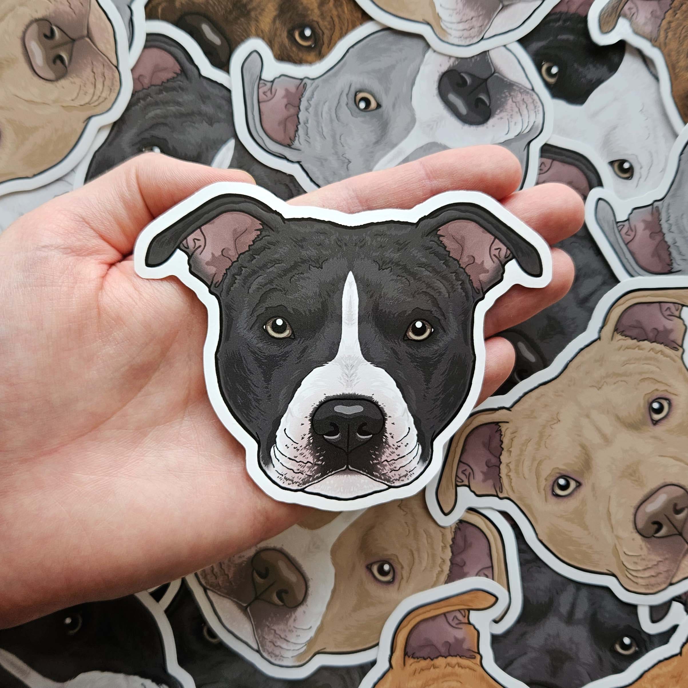 Staffordshire Bull Terrier Stickers Staffy Pit Bull Decal Vinyls - Etsy