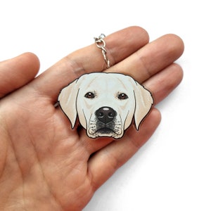 Labrador Keyrings & Dog Collar Charms Chocolate Lab Black Golden ...