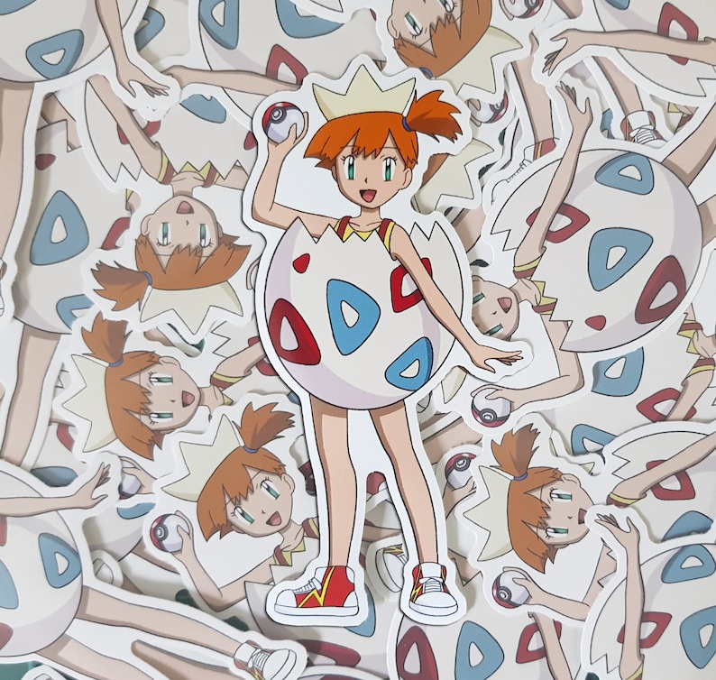 Pikachu Ash Misty And Brock Cosplay Sticker Pokemon Sticker Etsy