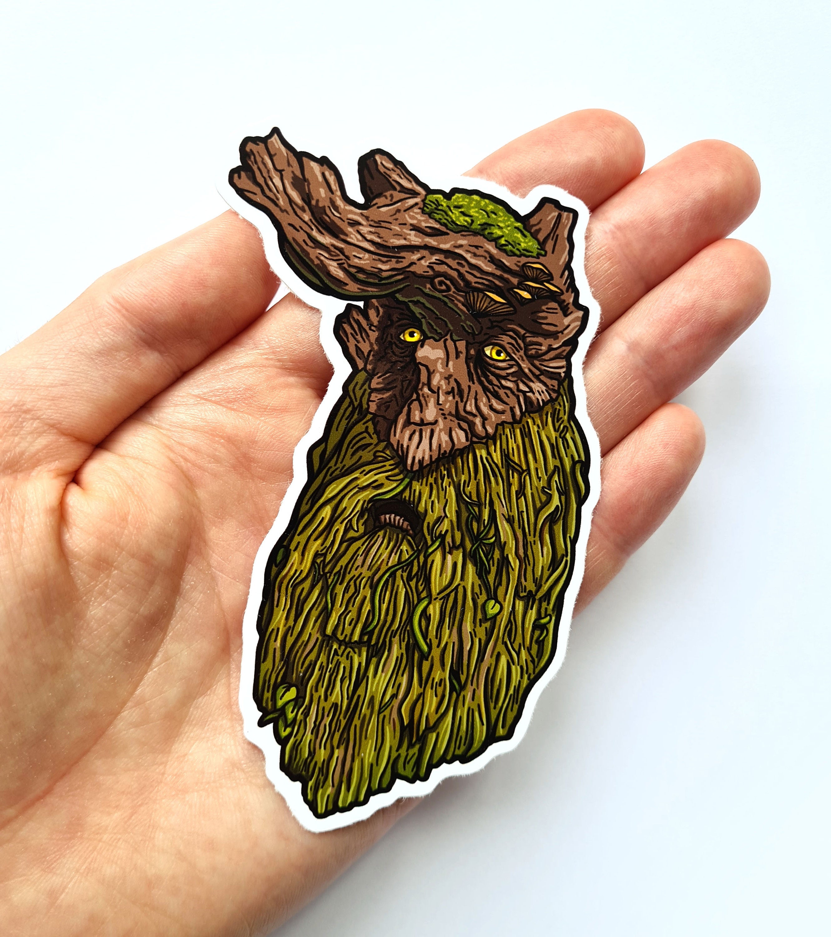 Ent Tree Sticker Fantasy Art - Etsy
