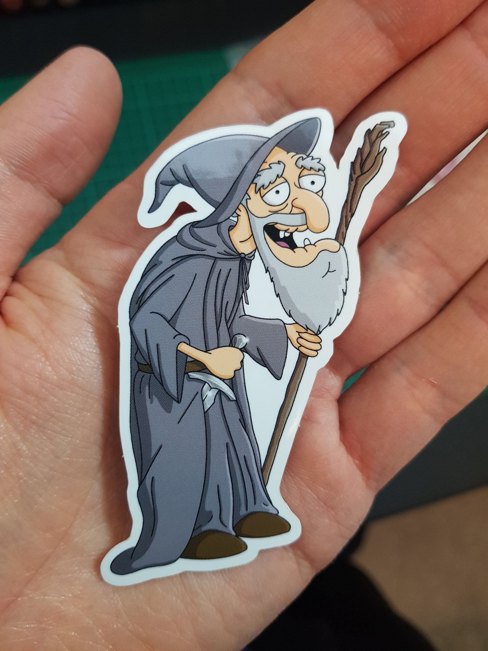 Herbert the Pervert Gandalf Sticker Family Guy Stickers the - Etsy