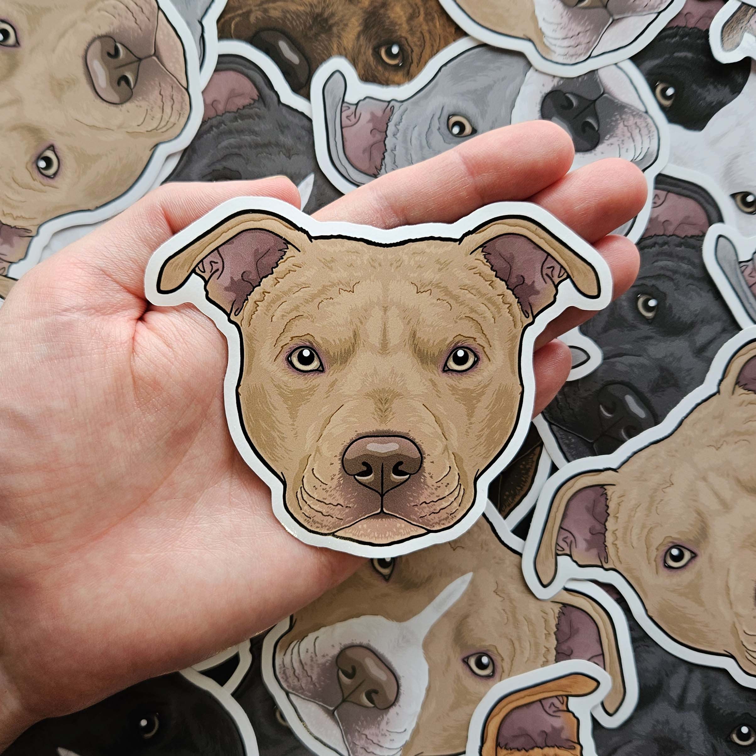 Staffordshire Bull Terrier Stickers Staffy Pit Bull Decal Vinyls - Etsy