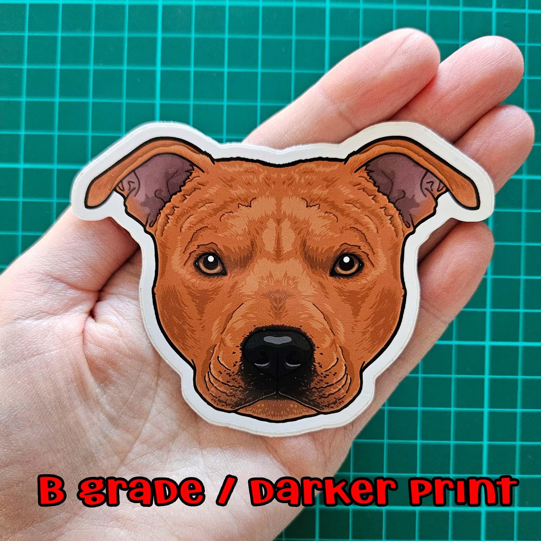Staffordshire Bull Terrier Stickers Staffy Pit Bull Decal Vinyls - Etsy
