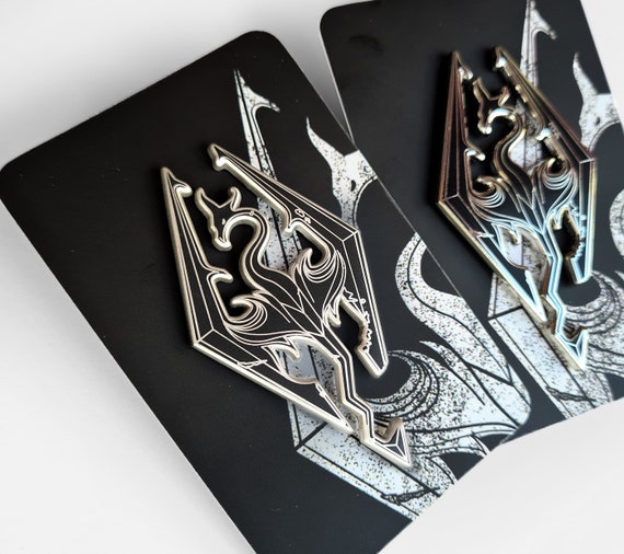 Dragon Born Dragon Statue Pin Hard Enamel - Etsy