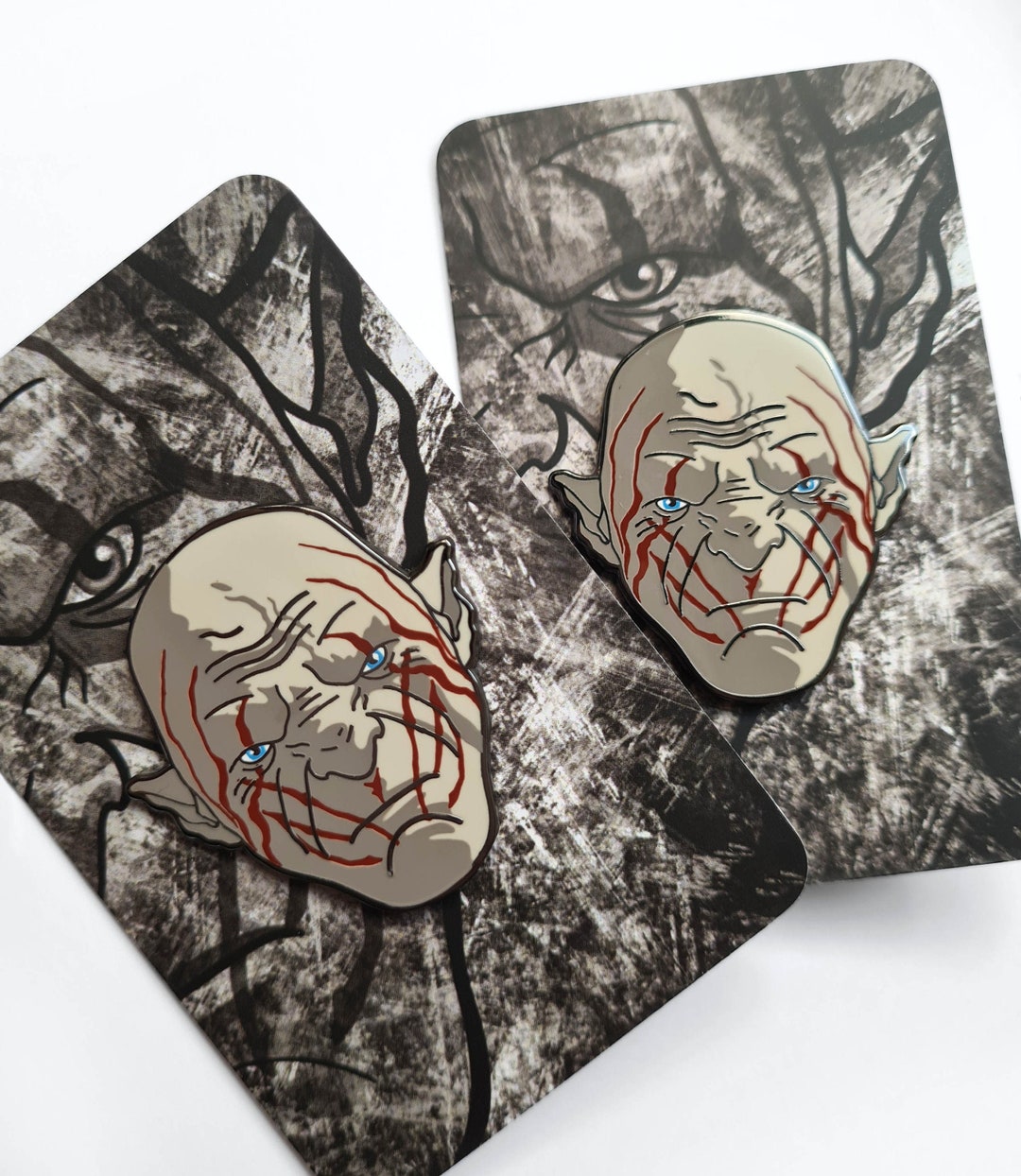 Pale Orc Pin Hard Enamel Fantasy Pins - Etsy