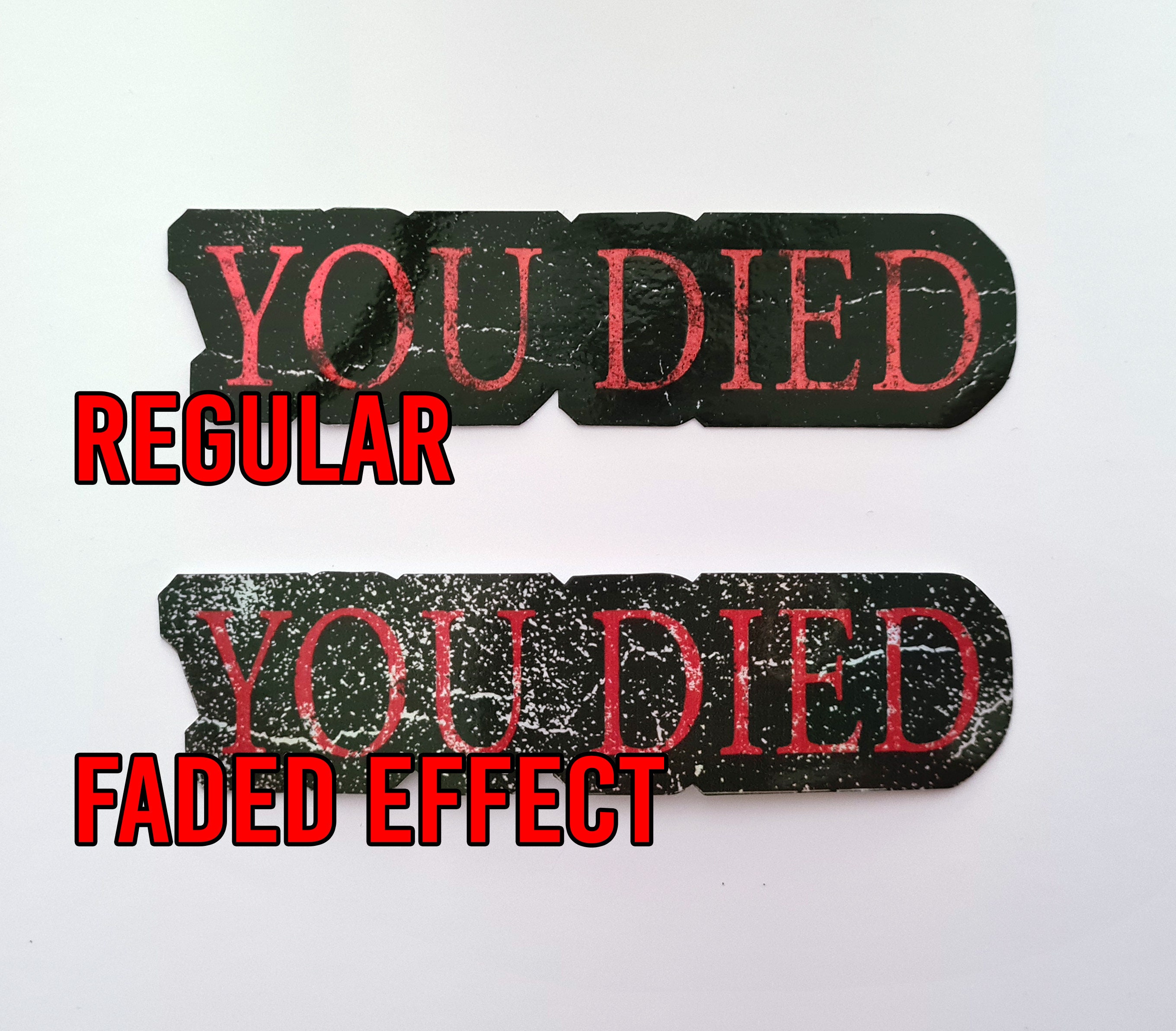 You Died Sticker Holographic Vinyl Video Game Art - Etsy UK