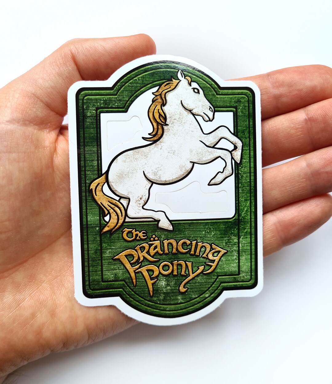 Prancing Pony Inn Sticker Fantasy Art - Etsy