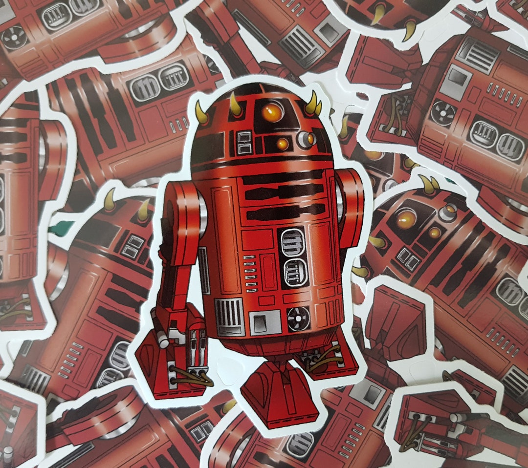 R2D Maul R2D2 / Darth Maul Funny Star Wars Glossy Sticker Vinyl - Etsy