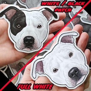 Staffordshire Bull Terrier Stickers Staffy Pit Bull Decal Vinyls - Etsy