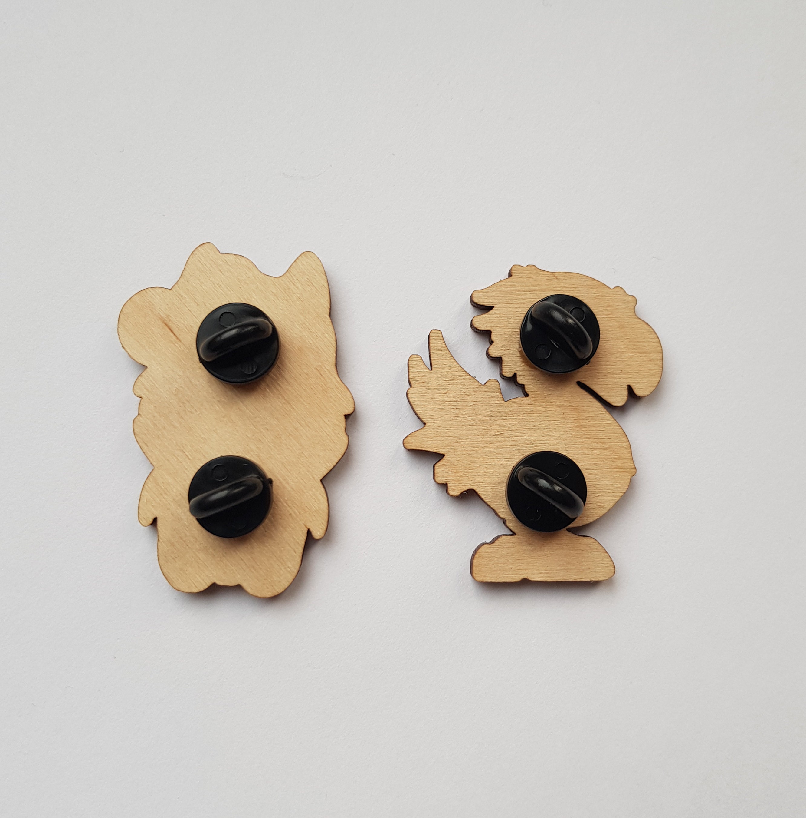 Chocobo Moogle Wooden Pin Badge Eco Friendly Fantasy Video Game Art - Etsy