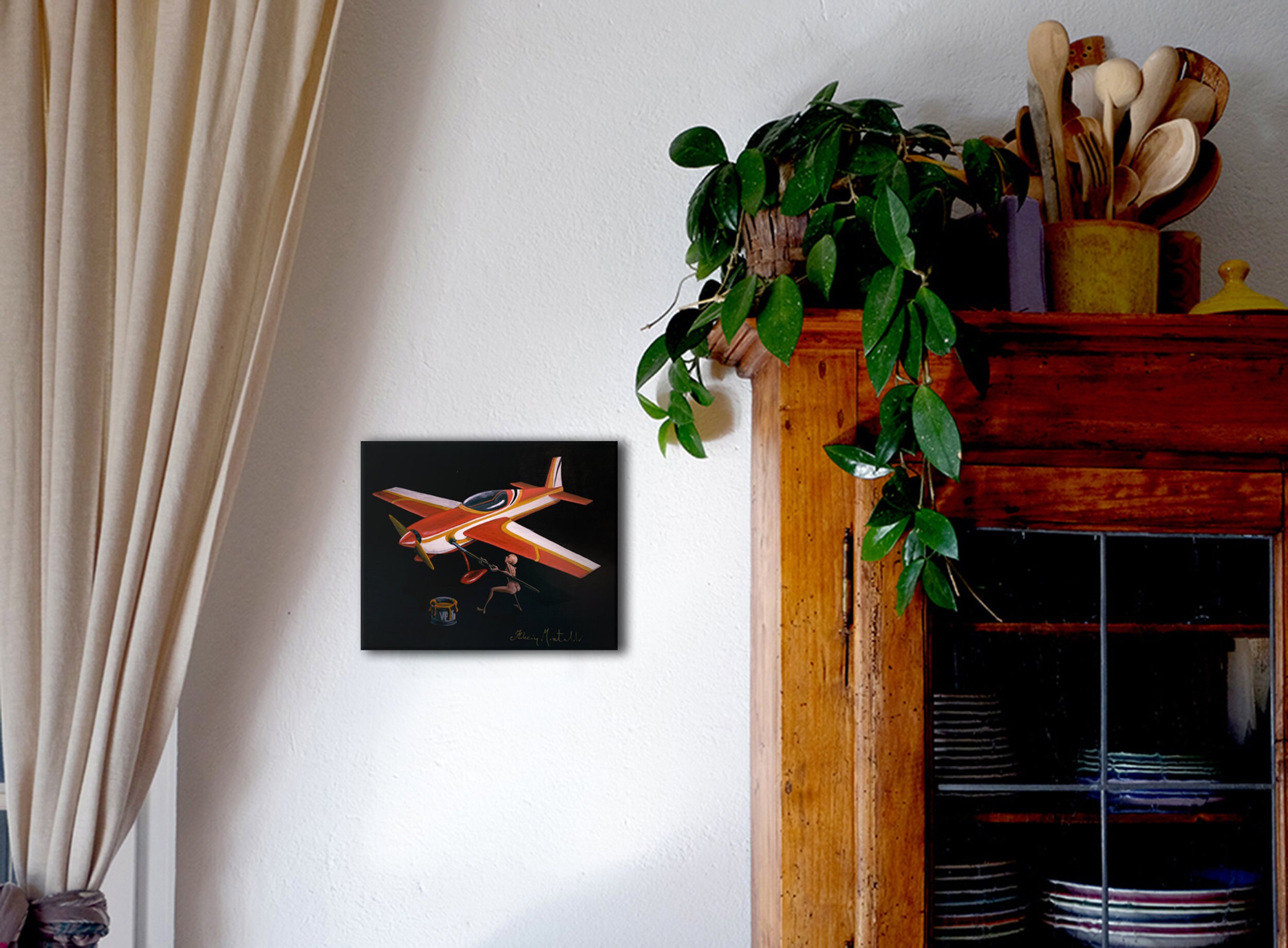 Buy Little Handmade Painting. Gift for Model-making Lovers. Made on ...