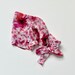 Pink Floral Hair Covering - Etsy