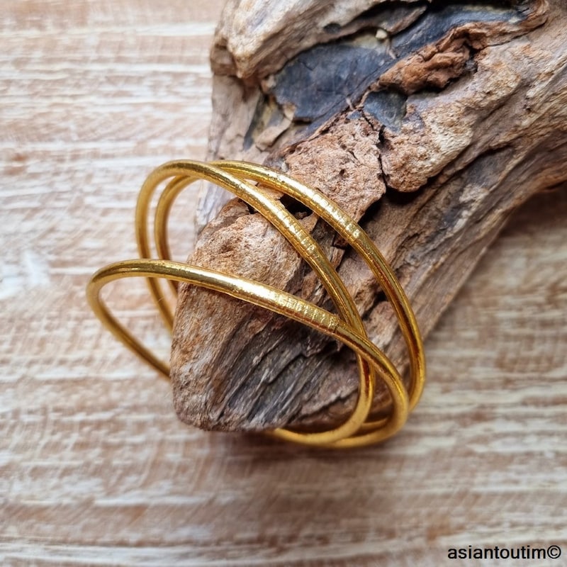 Mantra Bangles - Etsy