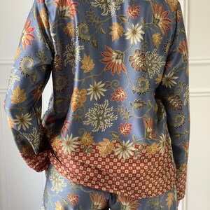 Lavender Silk Blend Pyjama Set Silk Pajamas Silk Nightwear - Etsy