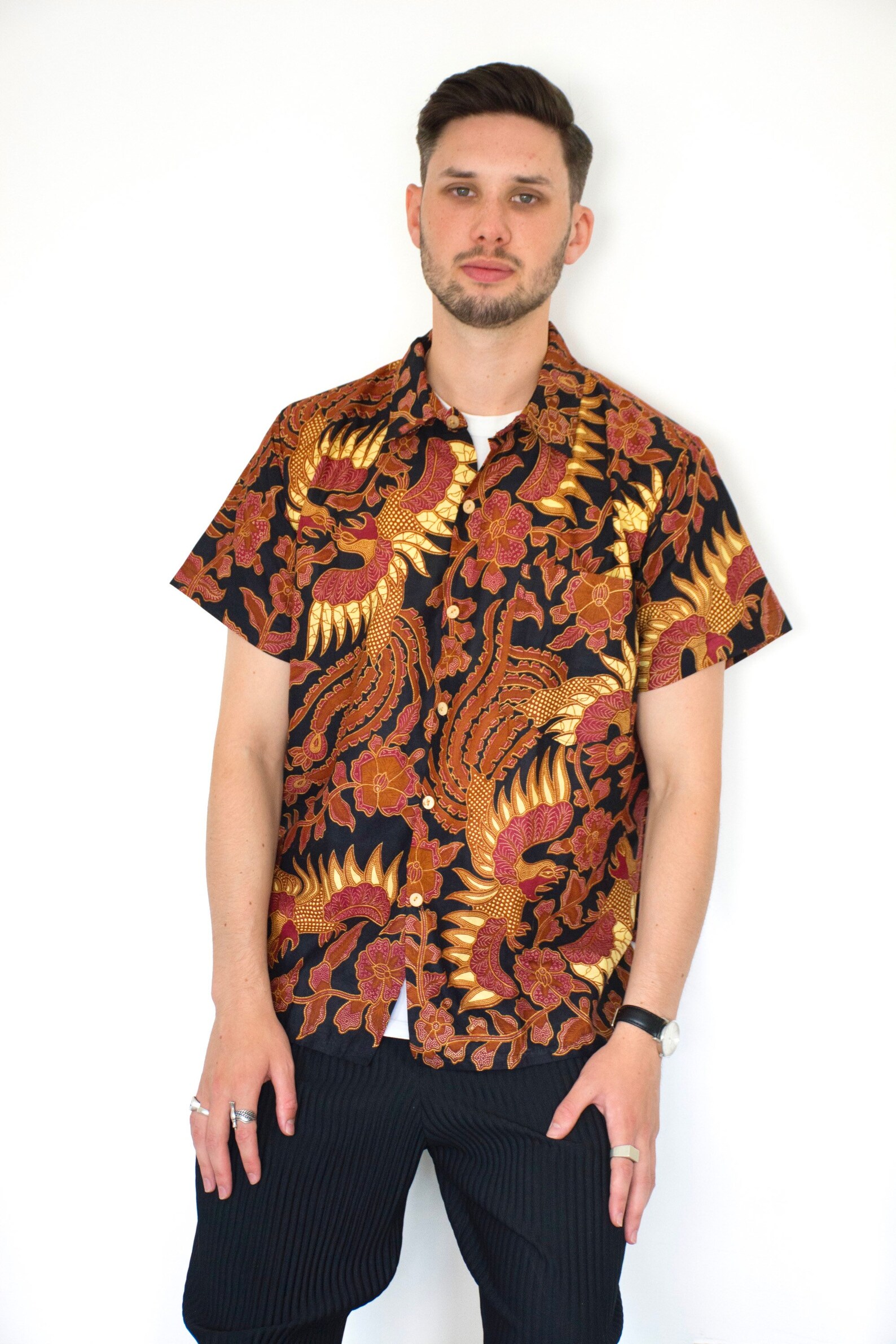 Cotton Batik Shirts in a Variety of Colours Balinese Shirt | Etsy