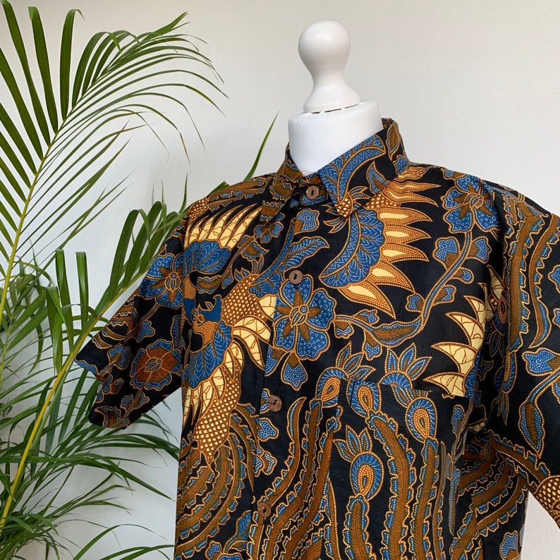 Cotton Batik Shirts in a variety of colours Balinese Shirt | Etsy