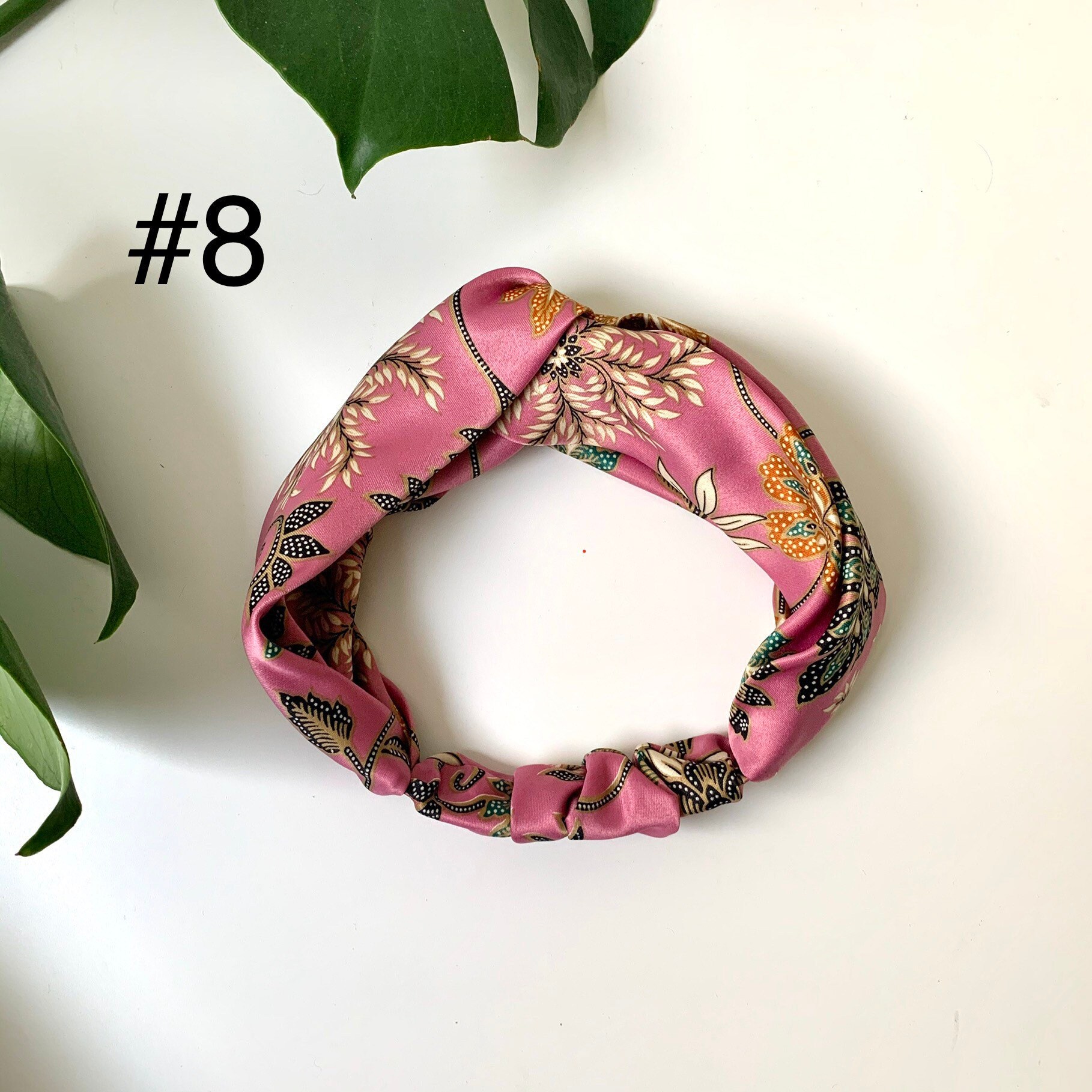 Headband, Hair Band, Turban, Indonesian Silk, Colourful, Knot Twist ...