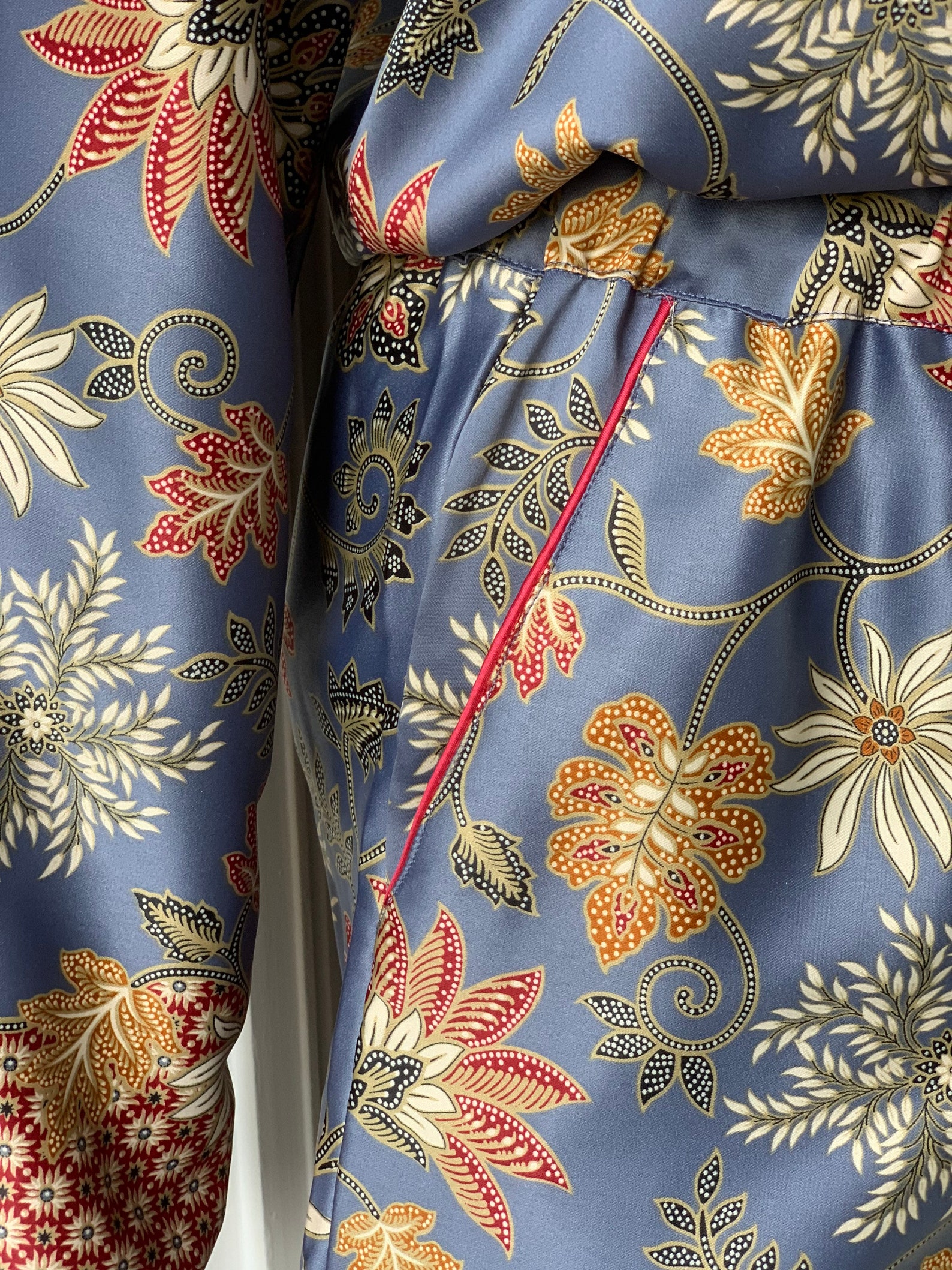 Lavender Silk Blend Pyjama Set Silk Pajamas Silk Nightwear - Etsy