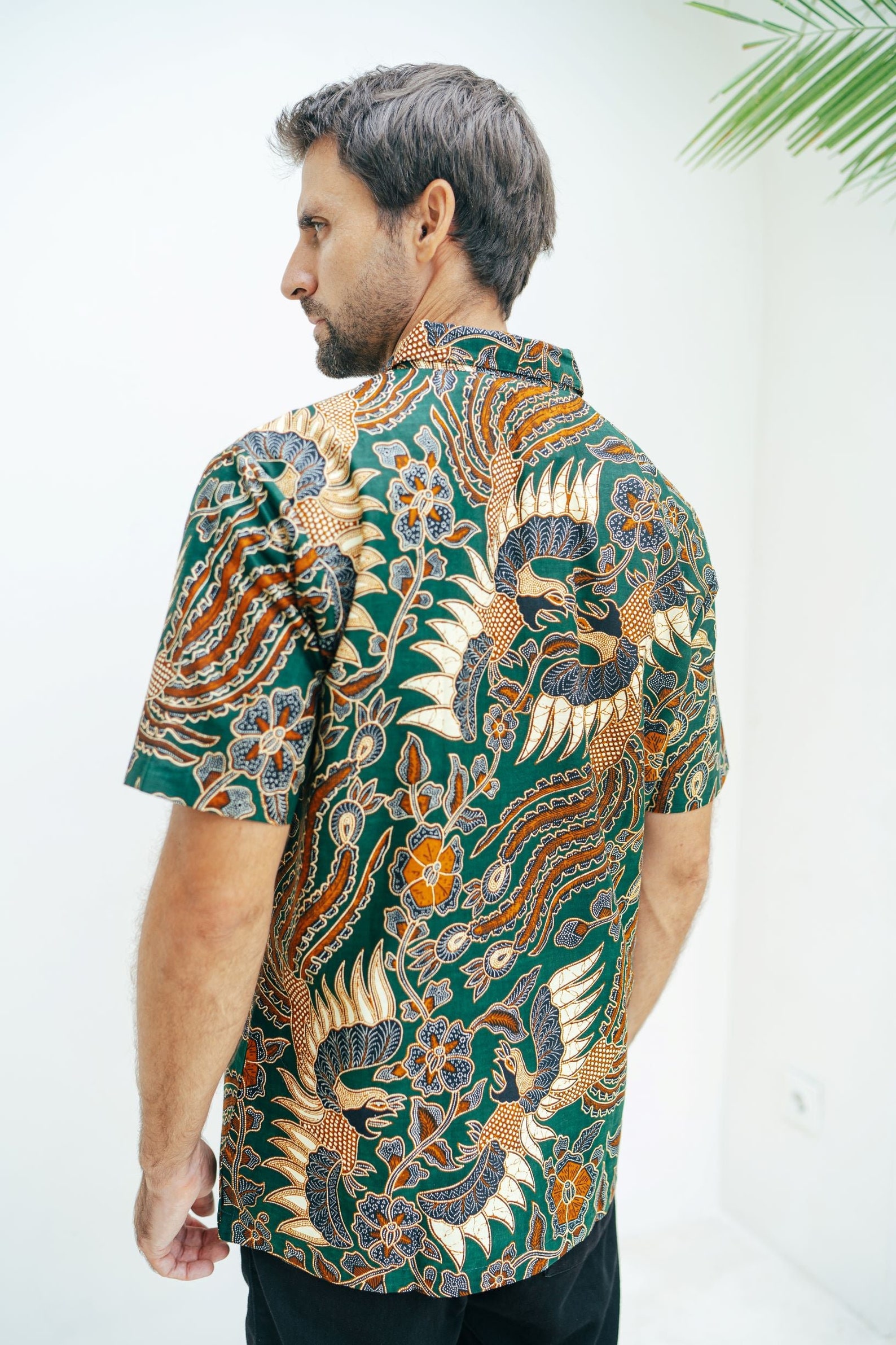 Cotton Batik Shirts in a Variety of Colours, Balinese Shirt, Dragon ...