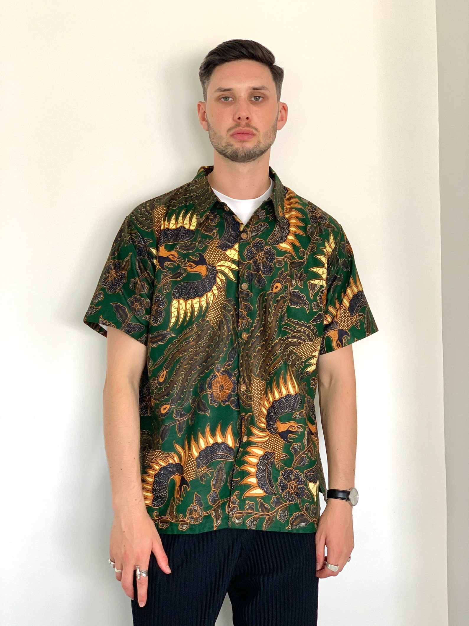 Cotton Batik Shirts in a Variety of Colours Balinese Shirt | Etsy