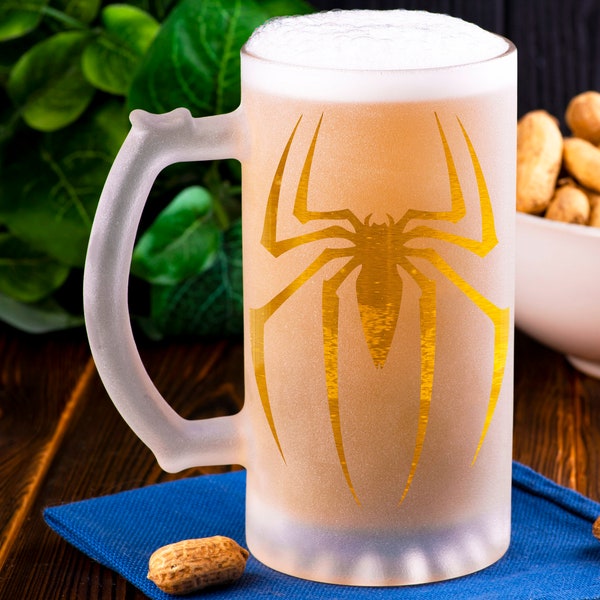 Spiderman Beer Stein - Etsy