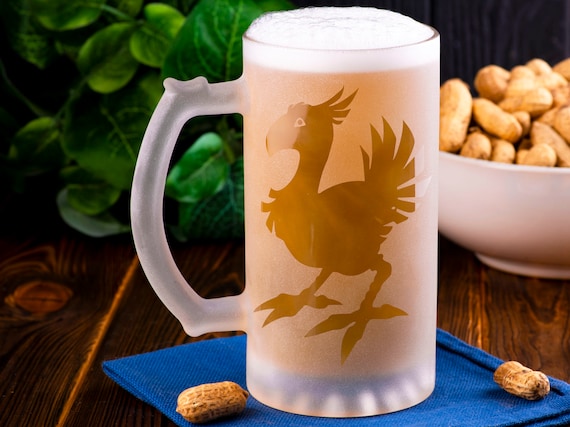 Final Fantasy Chocobo Personalized Beer Glass Mug Video Game | Etsy