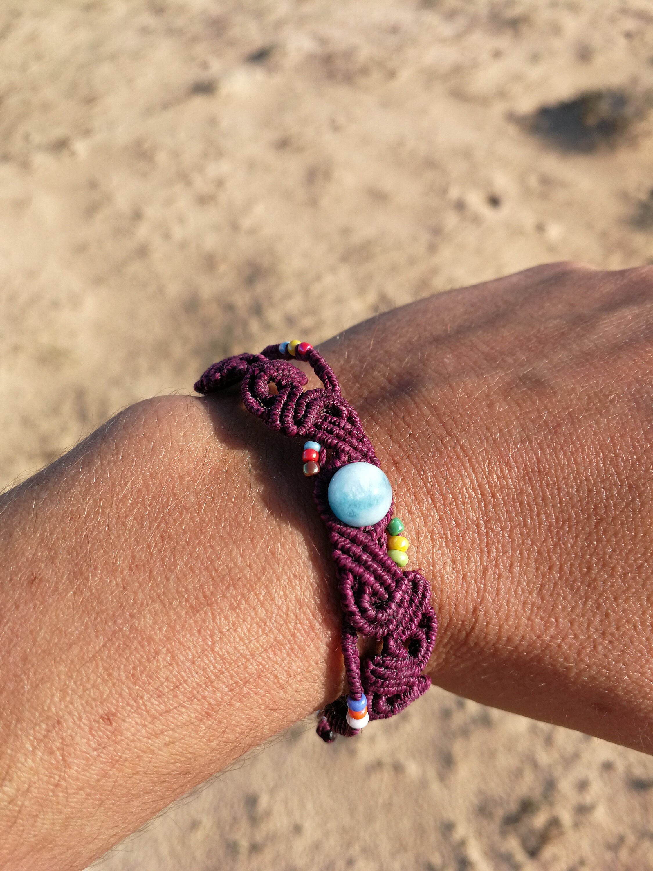 DIY KIT Micro-macramé BRACELET Advanced Level Bracelet With - Etsy