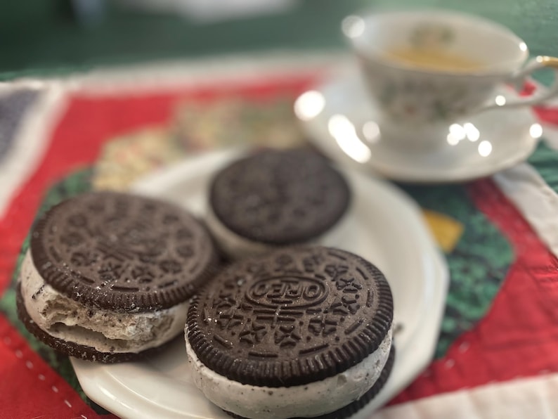 Freeze-dried Huge Oreo Ice Cream Sandwich Crunchy Treat - Etsy