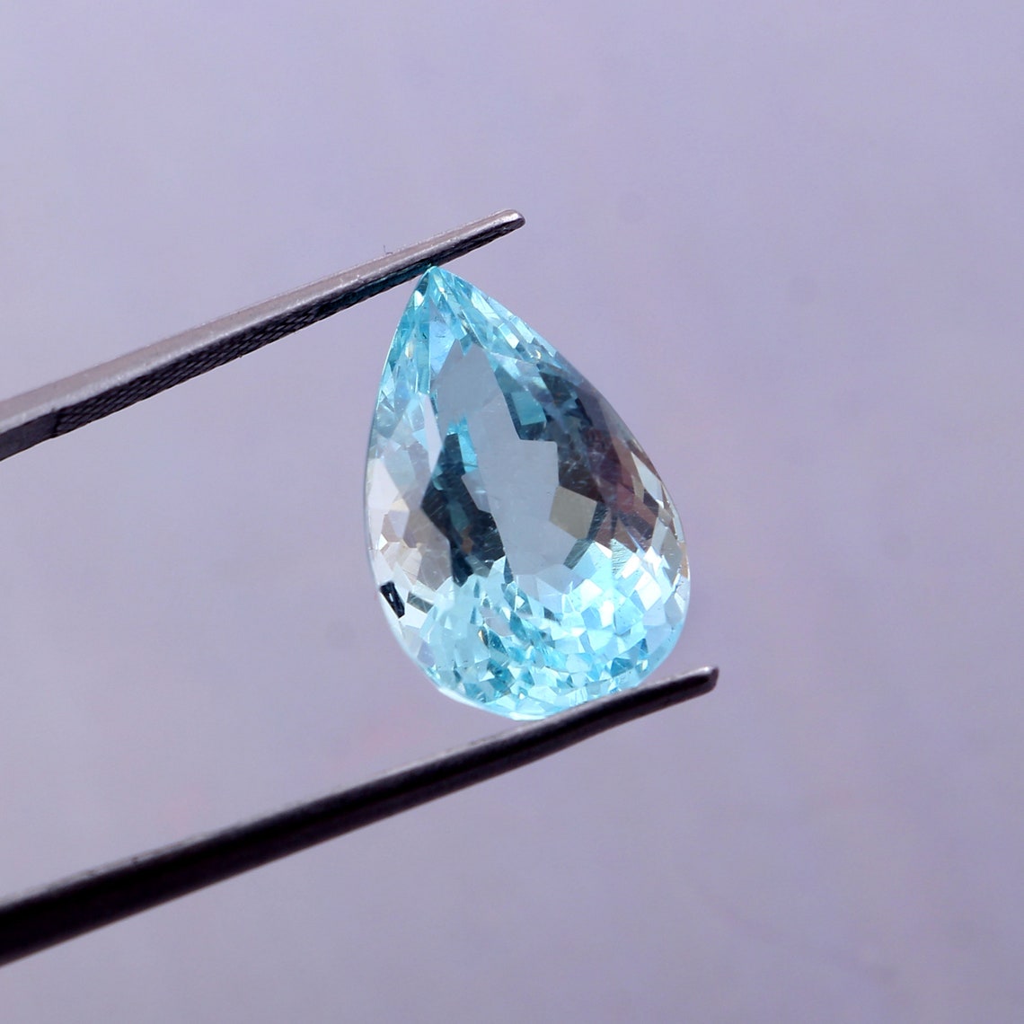 Natural Aquamarine Faceted Loose Gemstone Aquamarine Faceted | Etsy