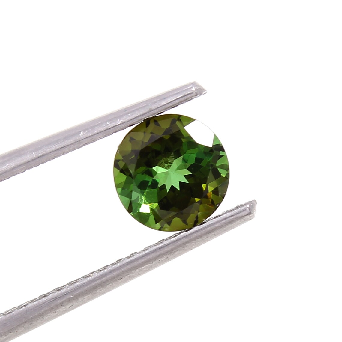 Rare Bi color Tourmaline Gemstone Flawless Round 5.8x5.8 MM | Etsy