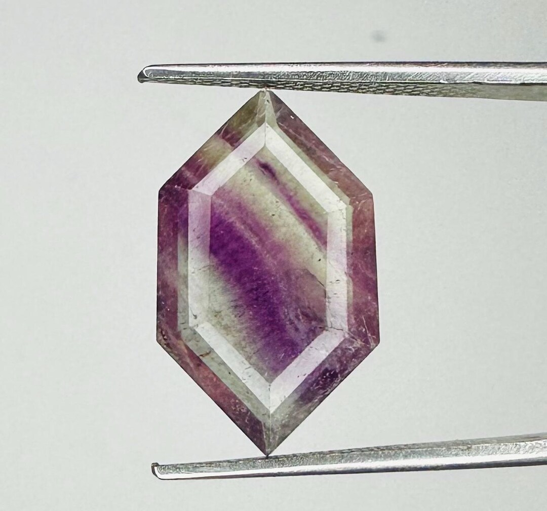 Natural Fluorite 6.25 Carat, Fancy Cut 17x10mm Loose Gemstone for ...