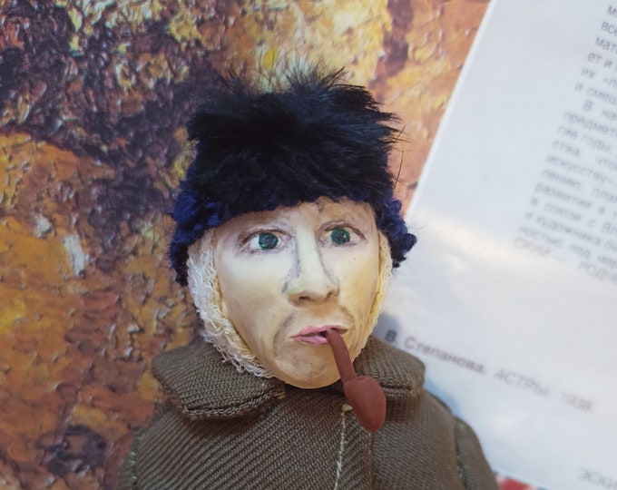 Van Gogh Earless Art Doll Van Gogh With Ear Cut - Etsy