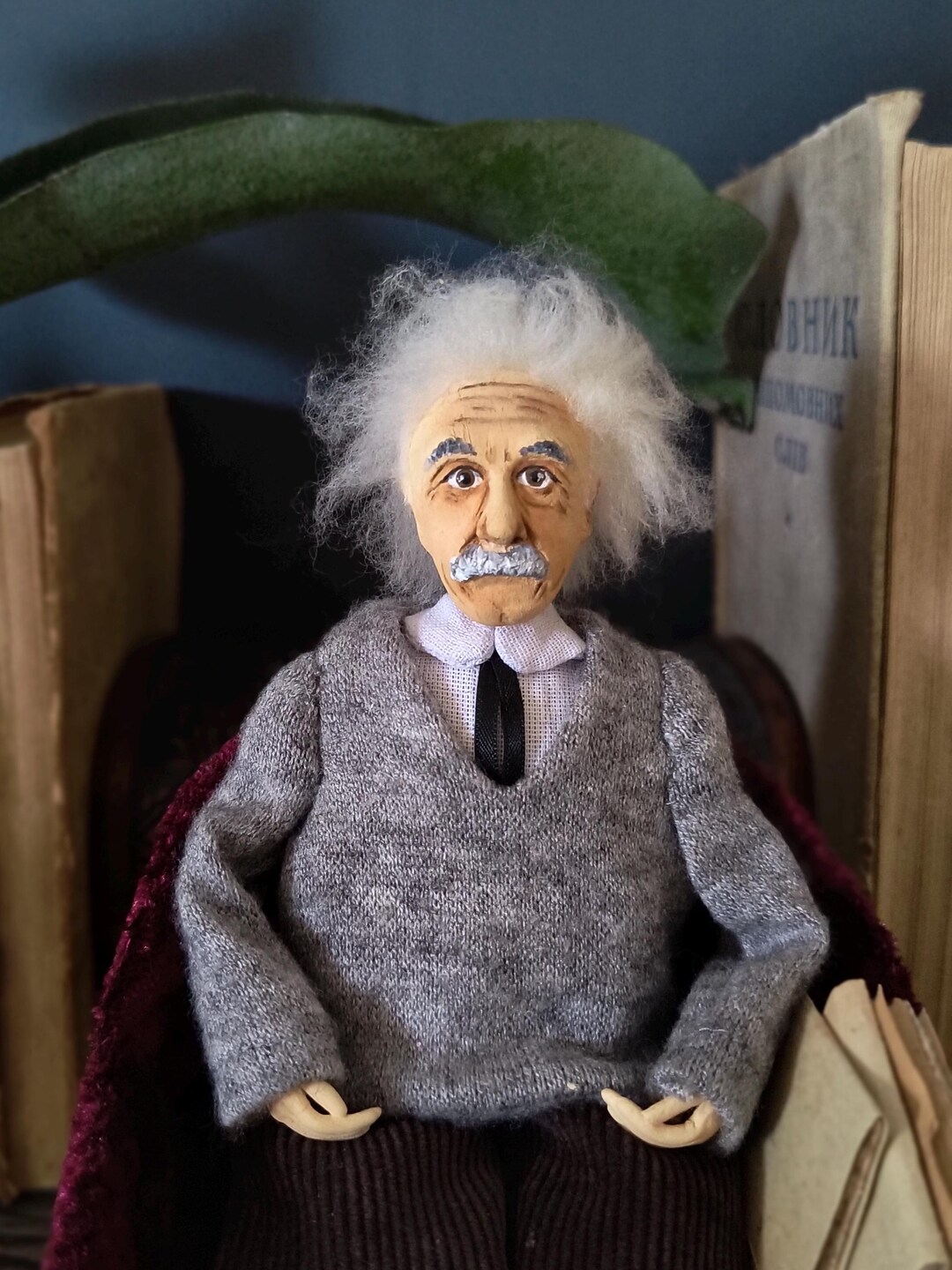 Кукла Einstein Art Doll Керамическая дубовая кукла - Etsy