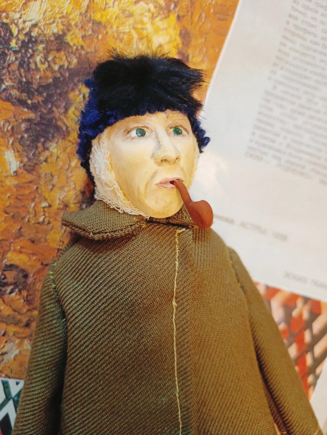 Van Gogh Earless Art Doll Van Gogh With Ear Cut - Etsy