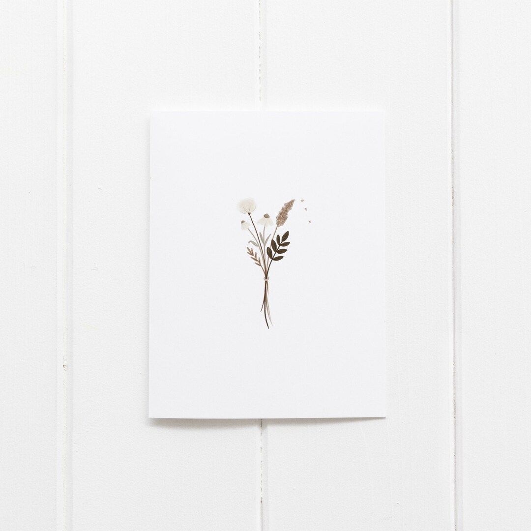 Condolence Card Hand-drawn Cards With Illustrations of - Etsy