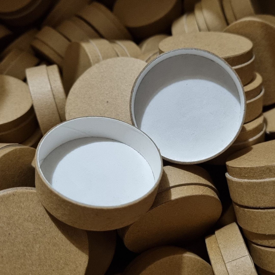 25pcs Kraft (15g) Flat Top Lip Balm Pot - Etsy