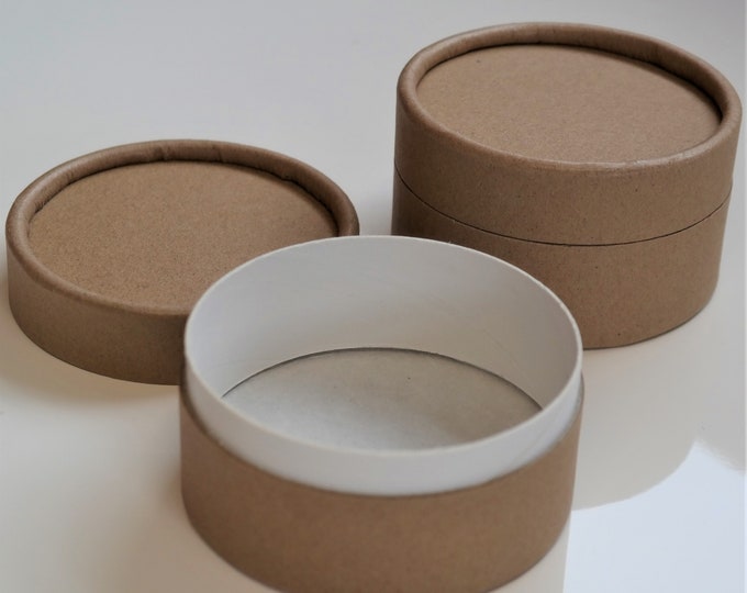 10pcs Kraft Paper Jar 100g - Etsy UK