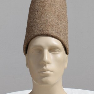 Original Handmade Whirling Dervish Hat SIKKE Sufi Semazen Traditional ...