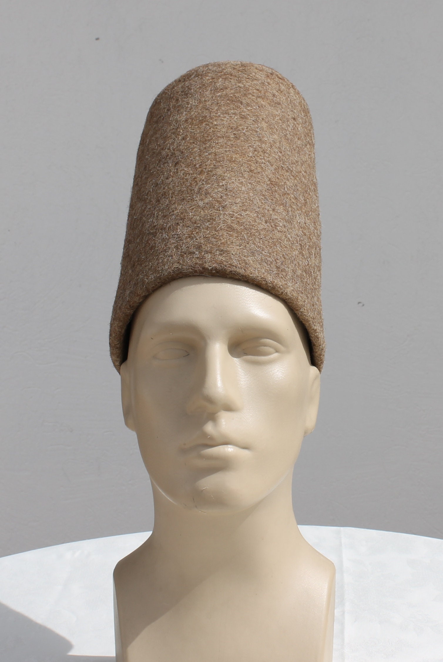 Original Handmade Whirling Dervish Hat SIKKE Sufi Semazen Traditional ...
