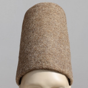 Original Handmade Whirling Dervish Hat SIKKE Sufi Semazen Traditional ...