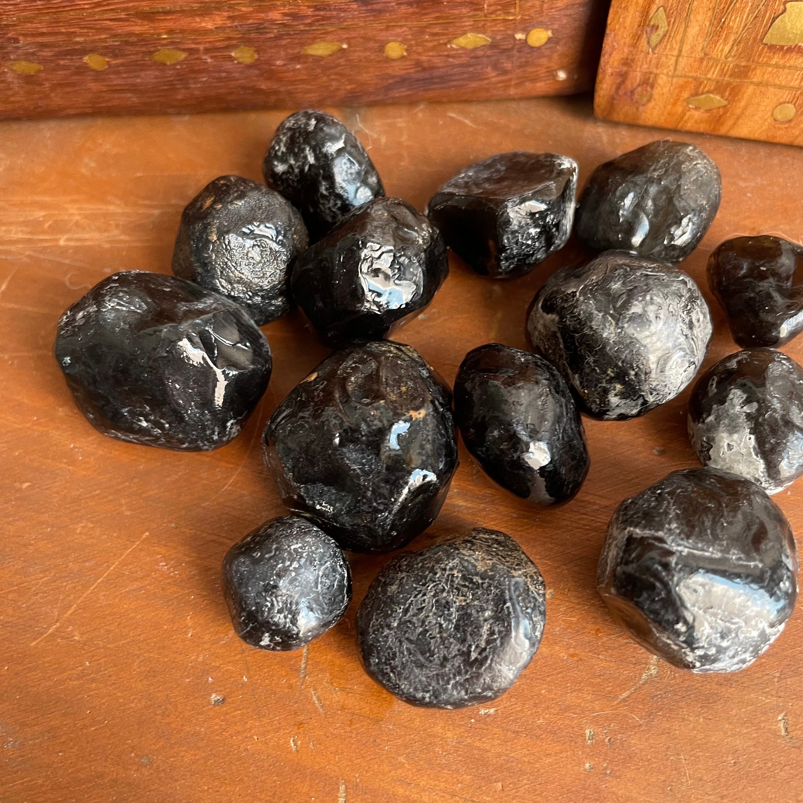 Authentic Apache Tears Crystals - Premium Obsidianite Pebbles From ...