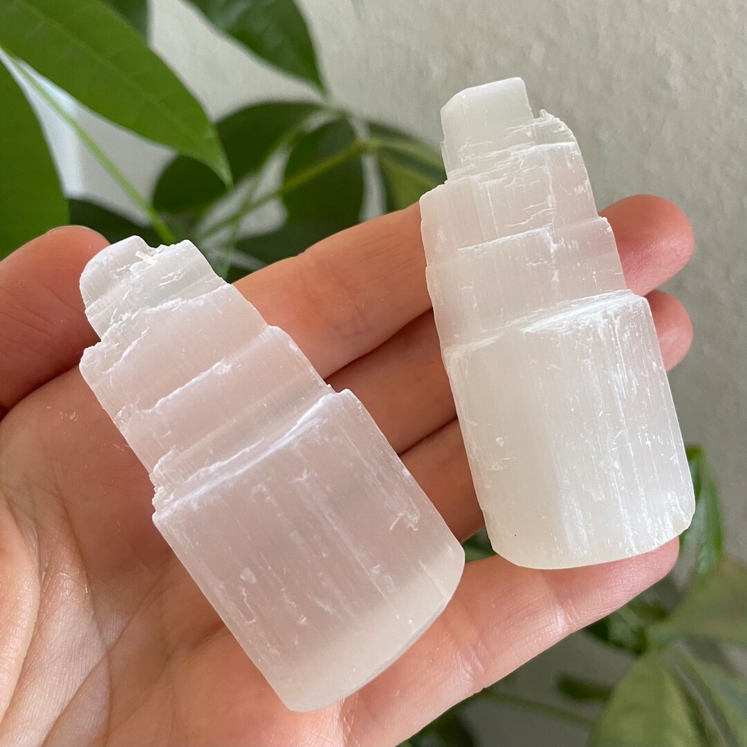 Selenite Tower - Mini Selenite Crystal Tower - Small Selenite Iceberg Tower - Selenite ...