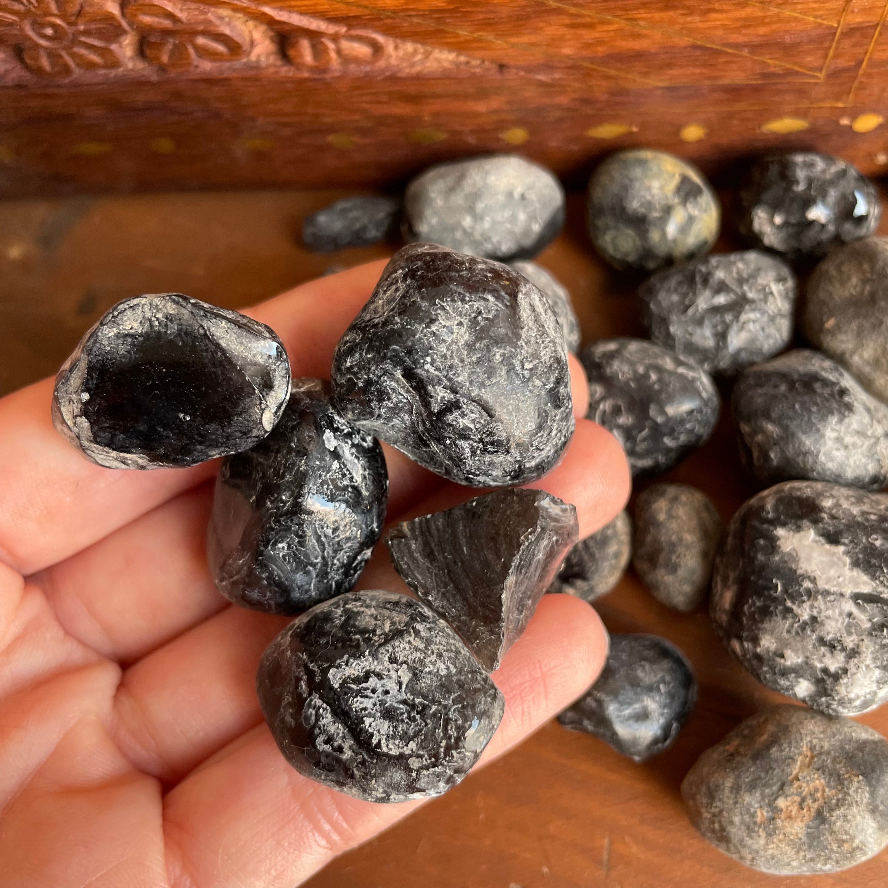 Authentic Apache Tears Crystals - Premium Obsidianite Pebbles From ...